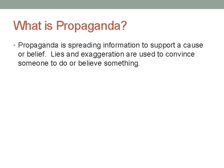 PROPAGANDA POETRY LO Understanding how poetry was used