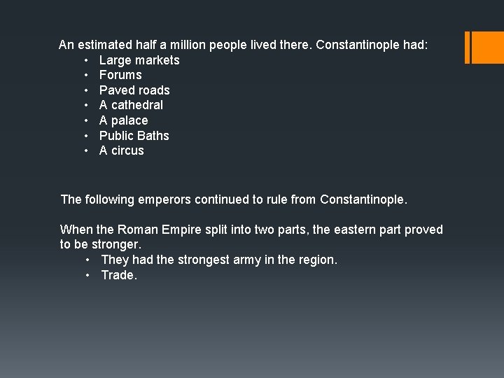 The Byzantine Empire Chapter 10 Section 1 Constantinople