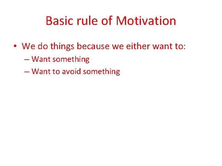 Unit 6 Motivation Learning Day 1 Maslow Theories