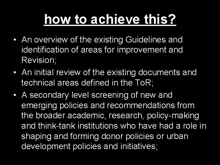 Sustainable Urban Development NEW PERSPECTIVES FOR URBAN DEVELOPMENT