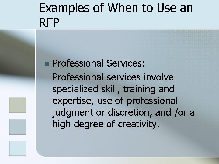 The RFP Blueprint A Blueprint for Success Paul