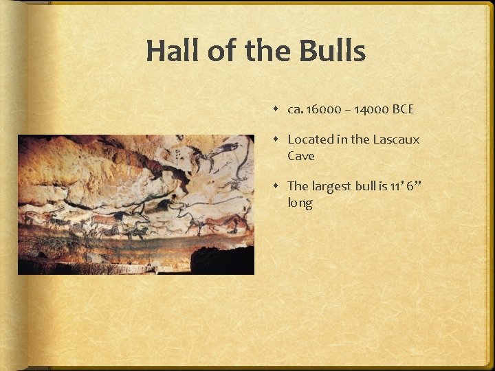 In the Beginning Prehistoric Art Unit 1 Chapter