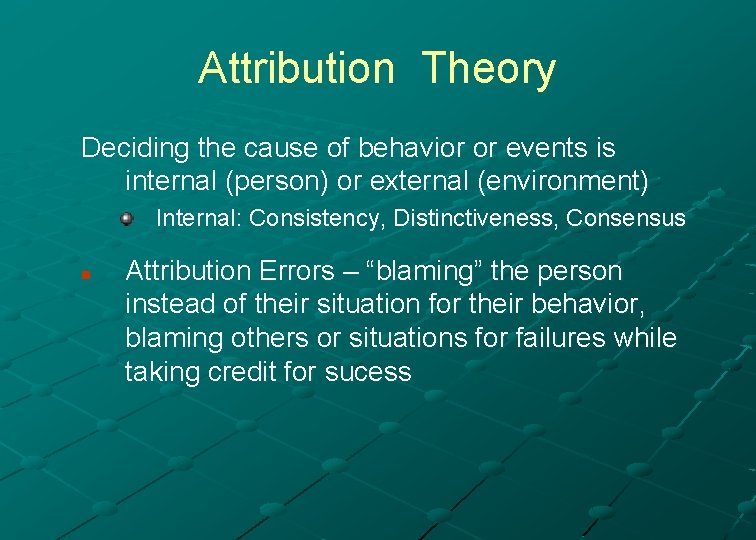 Perception and Learning in Organizations Chapter 3 By
