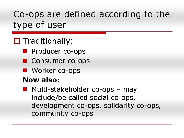 ERE 32 E Cooperative Business Bridget Carroll Centre