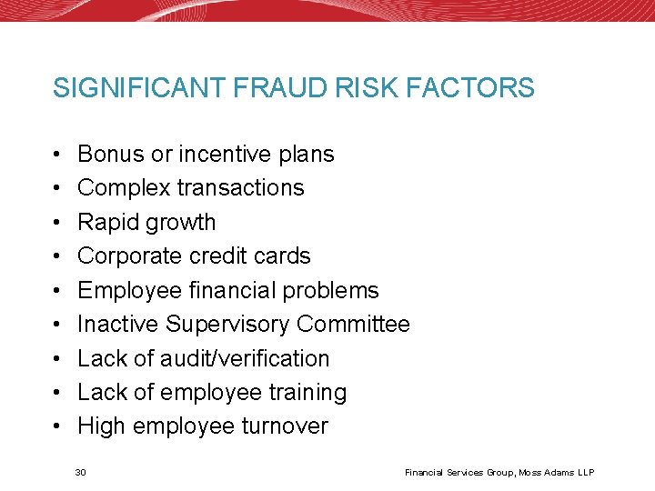 Fraud Detection and Prevention Presented by Carrie Kennedy
