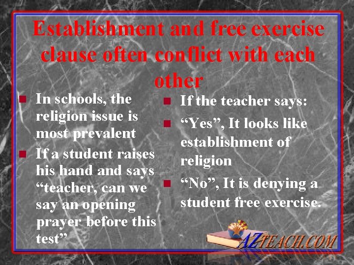 The Bill of Rights The first 10 amendments