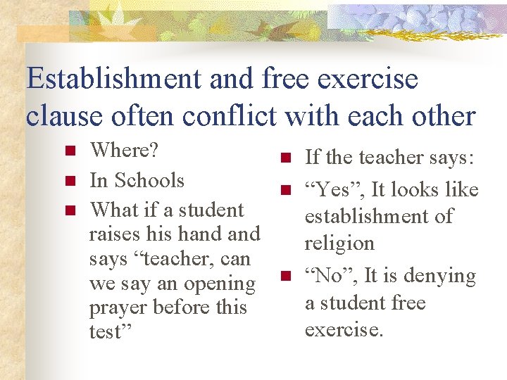 The Bill of Rights The first 10 amendments