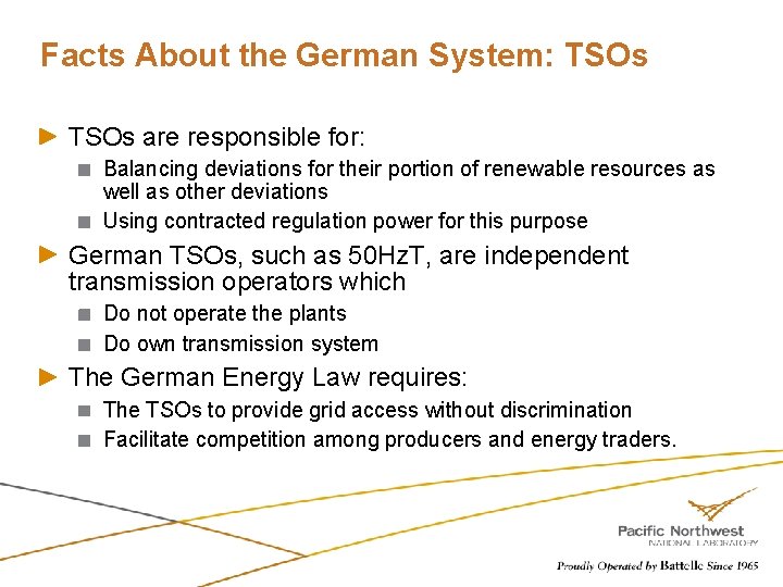 German Approach and Experience with Integrating Large Amounts