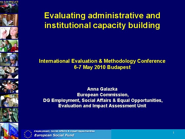 Evaluating administrative and institutional capacity building ...