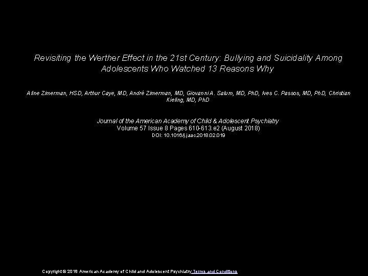 Revisiting the Werther Effect in the 21 st