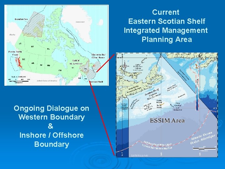 Ecosystem Approach to Management in DFO Maritimes Implementation