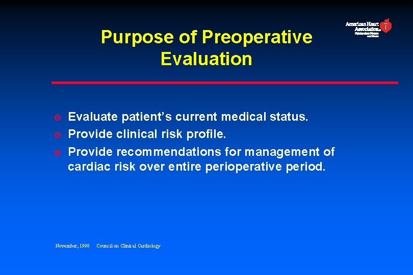 Guidelines for Perioperative Cardiovascular Evaluation for Noncardiac ...