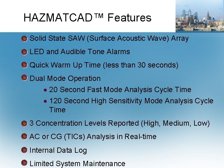 Proudly Introduces HAZMATCAD PLUS MSA 2004 All Rights