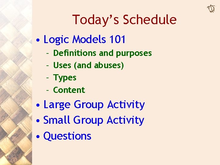 Logic Models for Early Childhood Education Research Evaluation