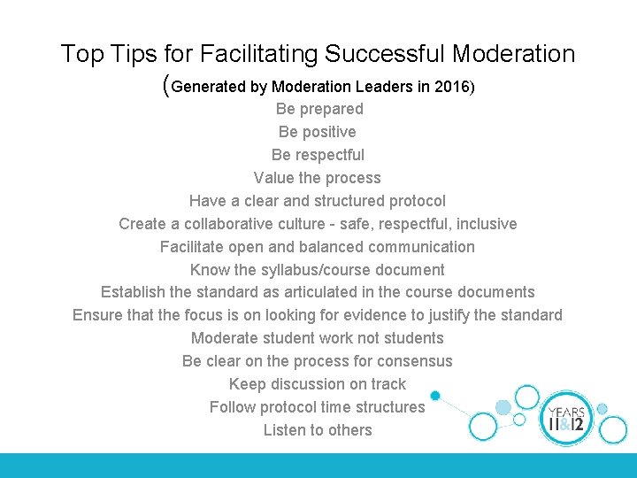 Top Tips for Facilitating Successful Moderation Generated by