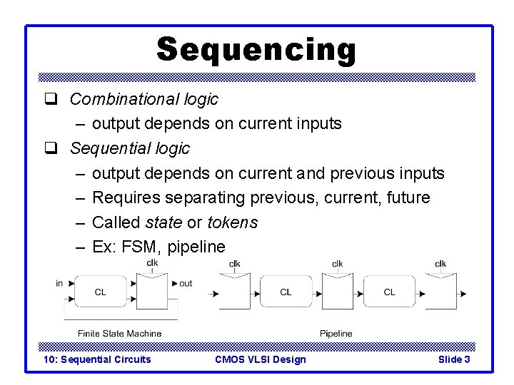 Introduction to CMOS VLSI Design Lecture 10 Sequential