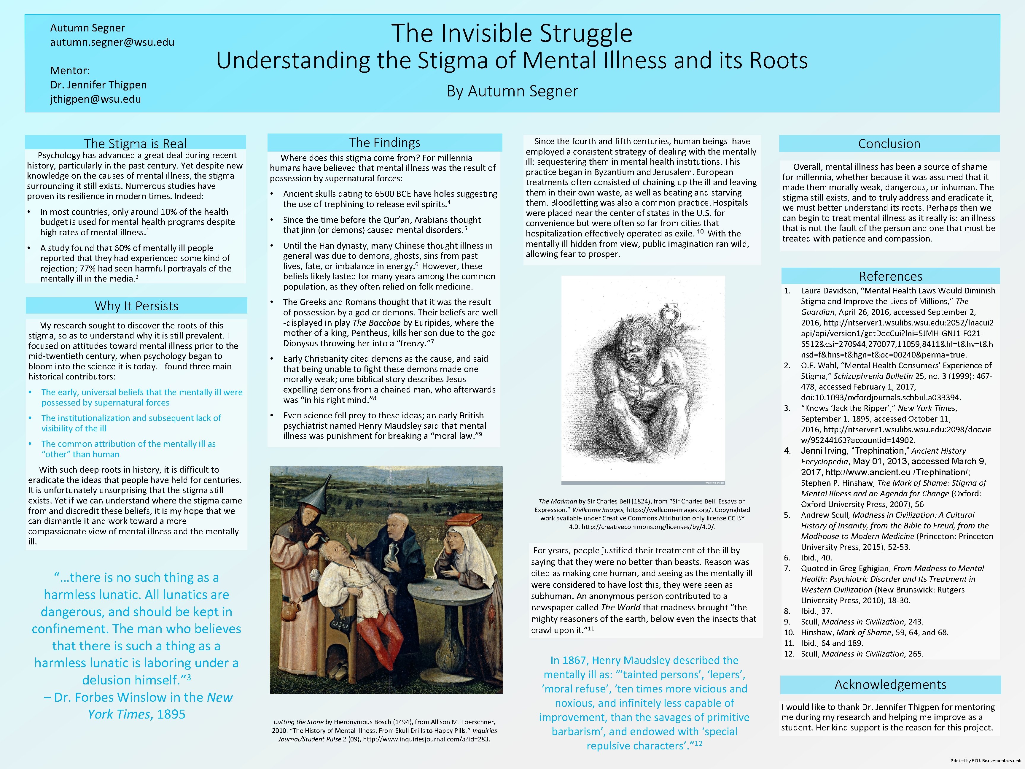 Autumn Segner autumn segnerwsu edu Mentor Dr Jennifer