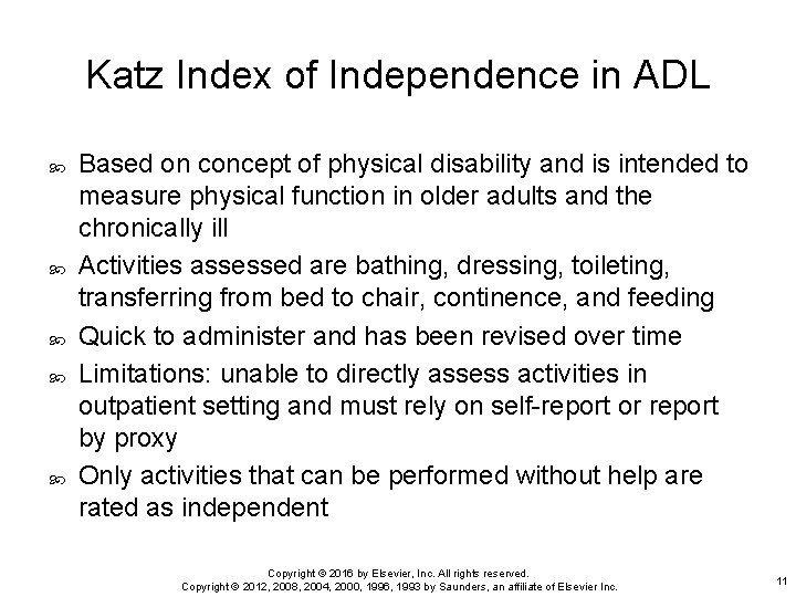 Chapter 31 Functional Assessment of the Older Adult