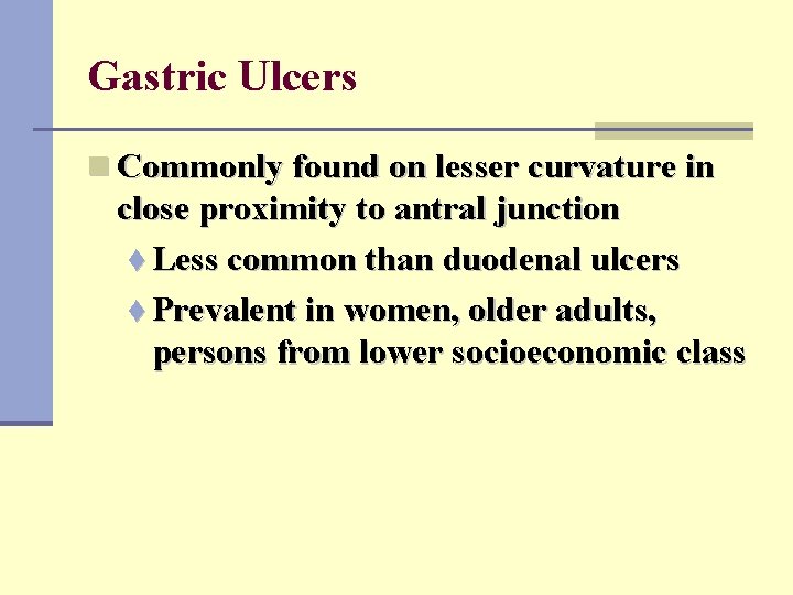 Peptic Ulcer Disease presented by Dr Tarek said
