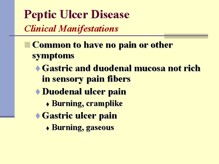Peptic Ulcer Disease presented by Dr Tarek said