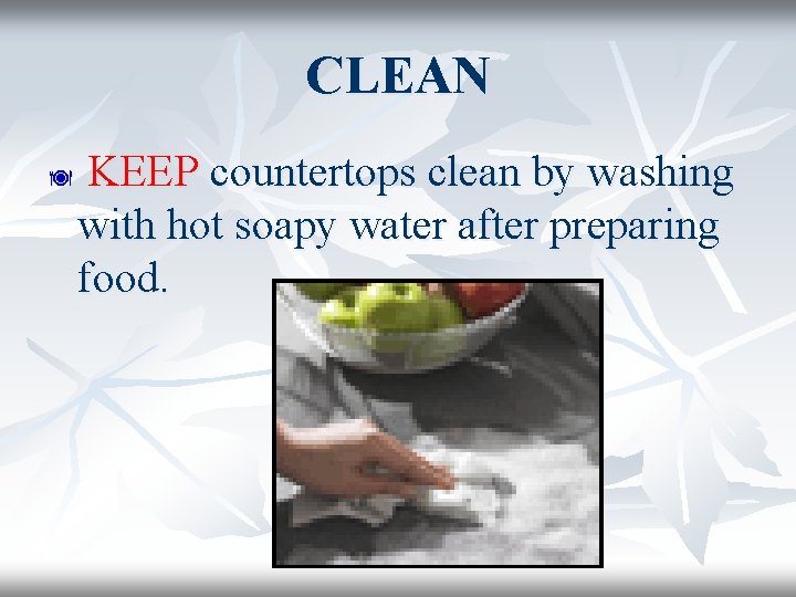 EXPLORING FOOD SAFETY Presentation by Lori Brandman Food