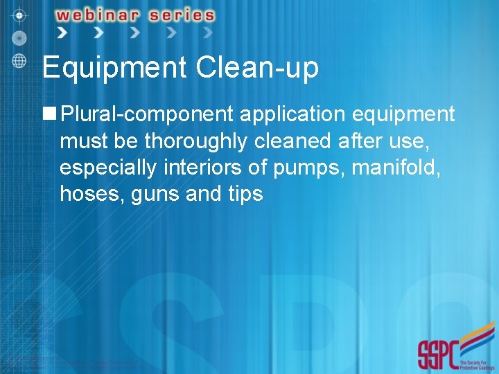 Applying Plural Component Spray Presented By Art Webb