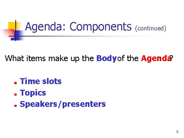 Obj 3 01 Business Documents Agendaand Minutes 1