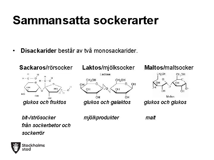 Kolhydrater r vr strsta energiklla Vr kropp behver