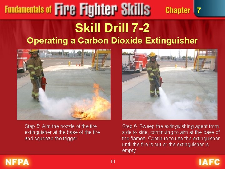 7 Portable Fire Extinguishers Skill Drills 7 Objectives