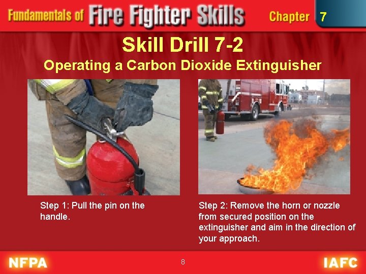 7 Portable Fire Extinguishers Skill Drills 7 Objectives