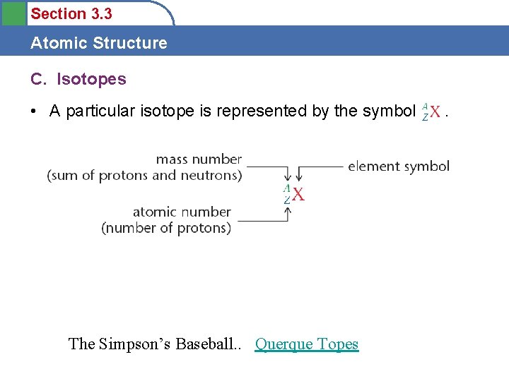 Section 3 1 The Elements Objectives 1 To