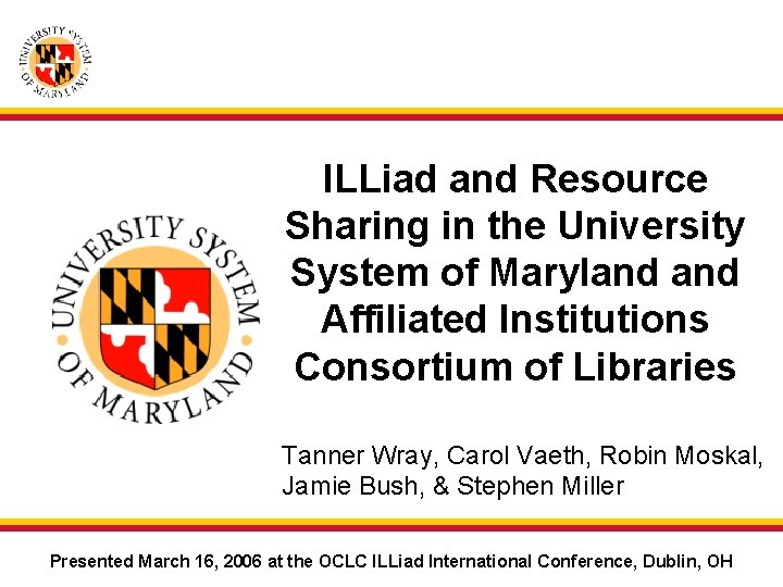 ILLiad and Resource Sharing in the University System