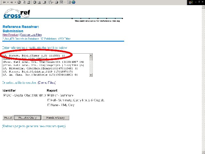 Edward Pentz Executive Director Cross Ref Update 2001