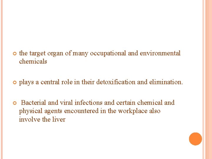 OCCUPATIONAL LIVER TOXICITY Dr Majid Golabadi Occupational Medicine