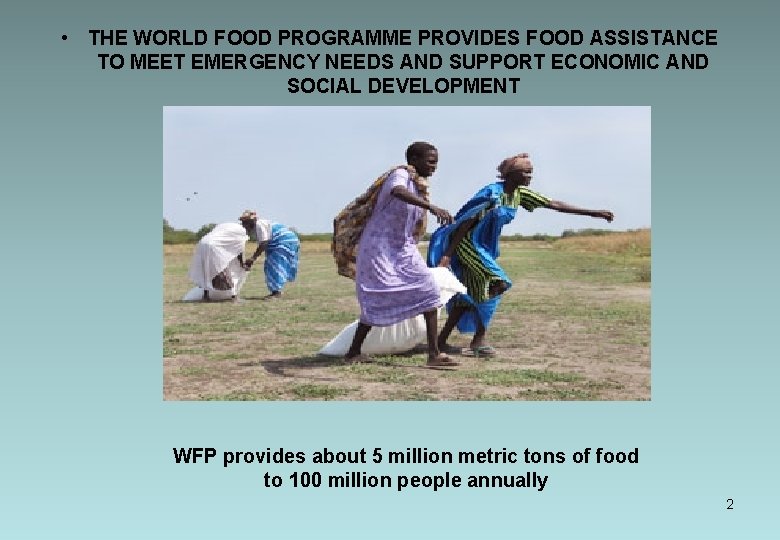 WFPLogan Abassi WFP World Food Programme Food Procurement
