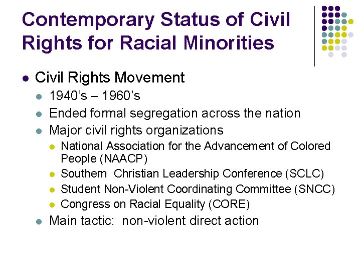 Americas Democratic Republic Ch 5 Civil Rights Introduction