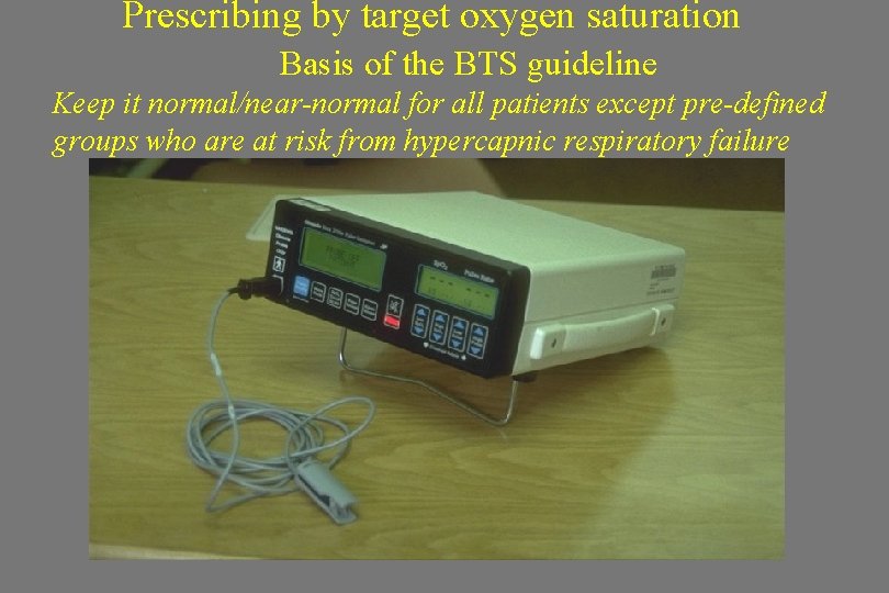 Oxygen Therapy Mark Carpenter ICU Consultant CHS Jan