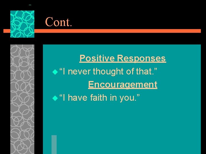 Communications Interpret elements of verbal and nonverbal communication