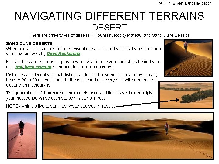 PART 4 EXPERT LAND NAVIGATION PART 4 Expert