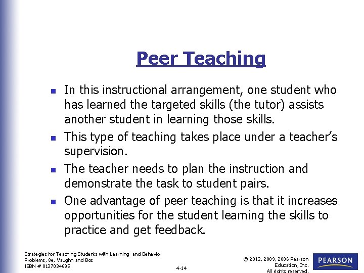 CHAPTER FOUR PROMOTING SOCIAL ACCEPTANCE AND MANAGING BEHAVIOR