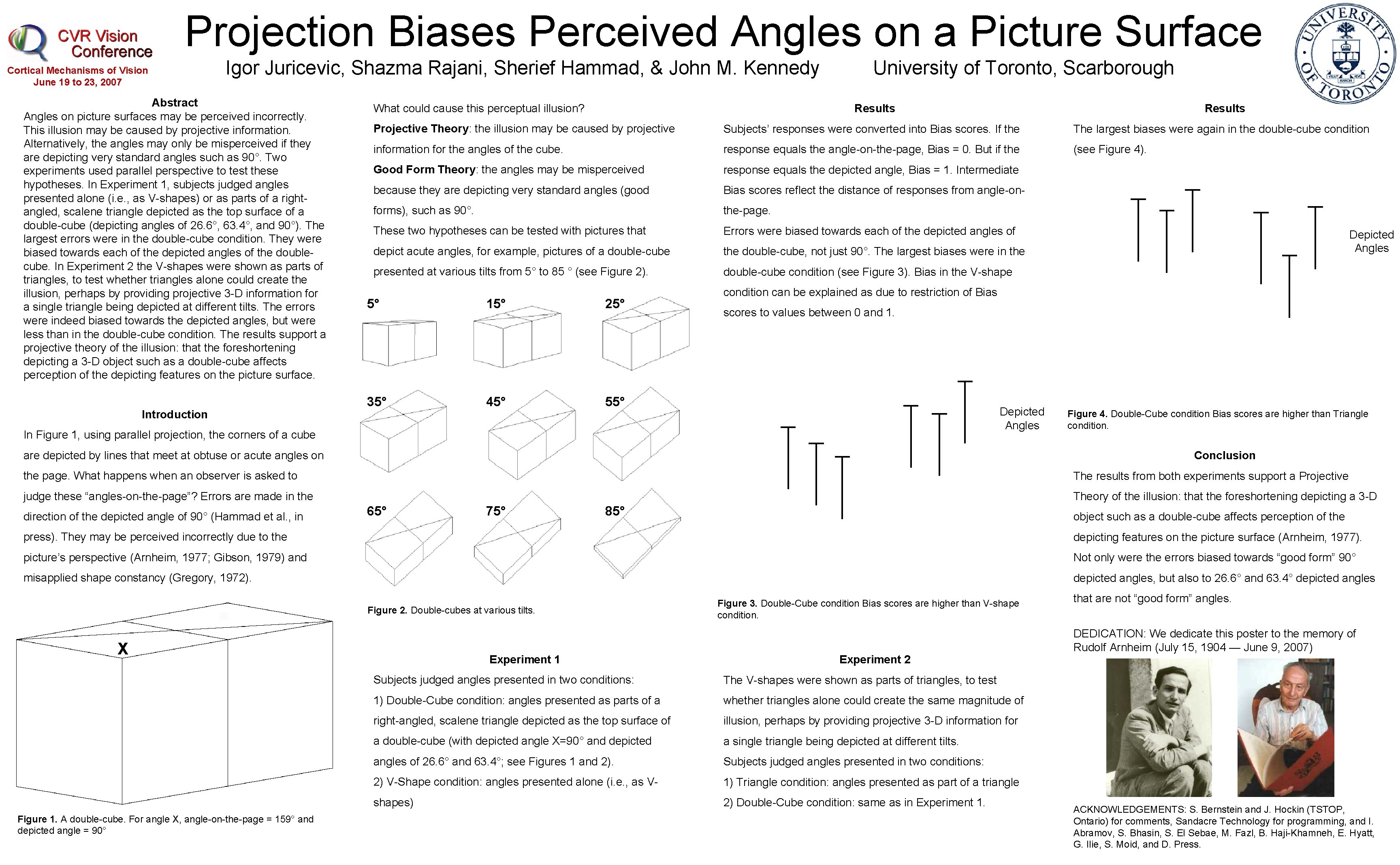 Projection Biases Perceived Angles on a Picture Surface