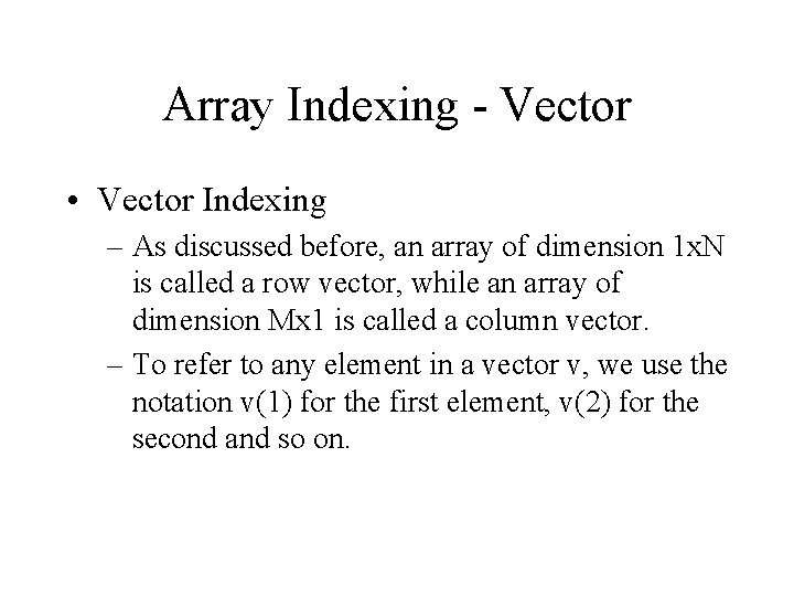 Digital Image Processing Lecture 5 Fundamentals 2 Array