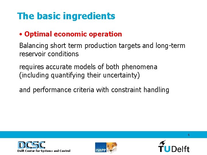 Finding good models for modelbased control and optimization