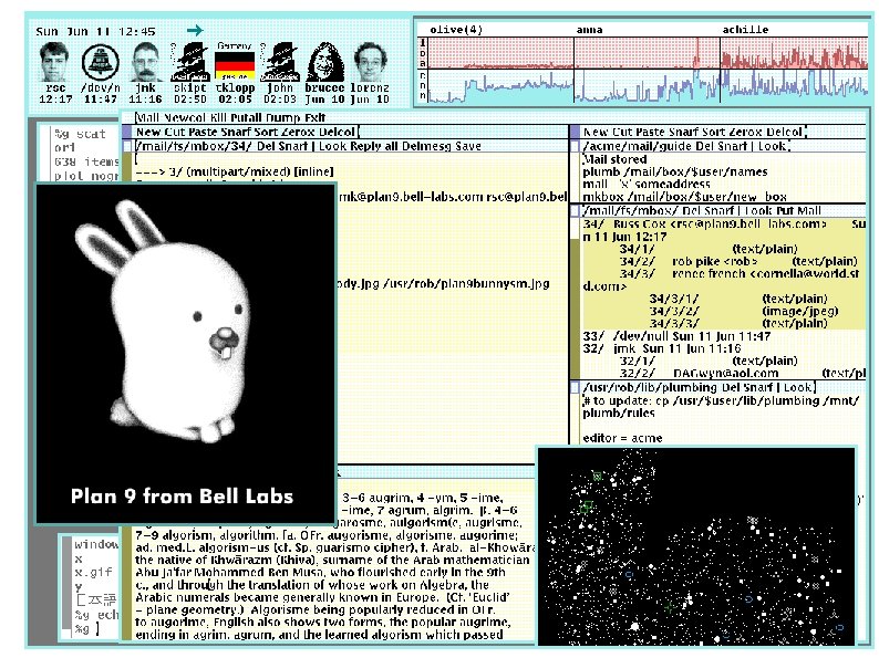 Plan 9 Dave Eckhardt de 0 uandrew cmu