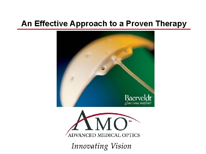 An Effective Approach to a Proven Therapy Why