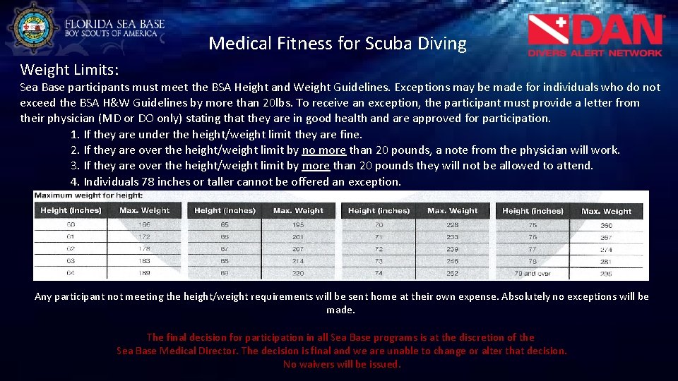 St Croix SCUBA Adventure Program Arrival and Registration