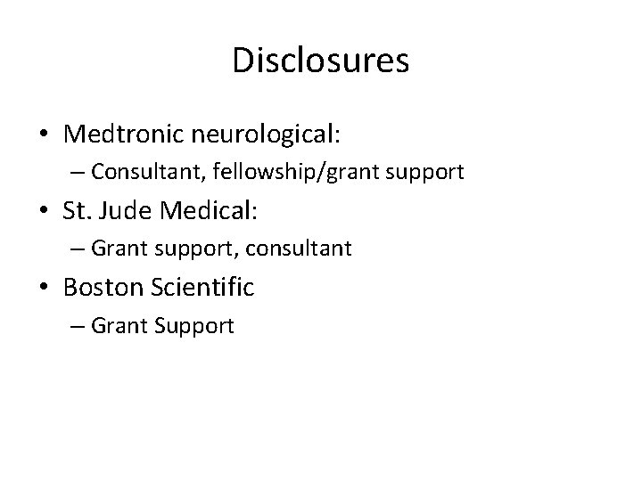 Neuromodulation what the future brings Alon Y Mogilner