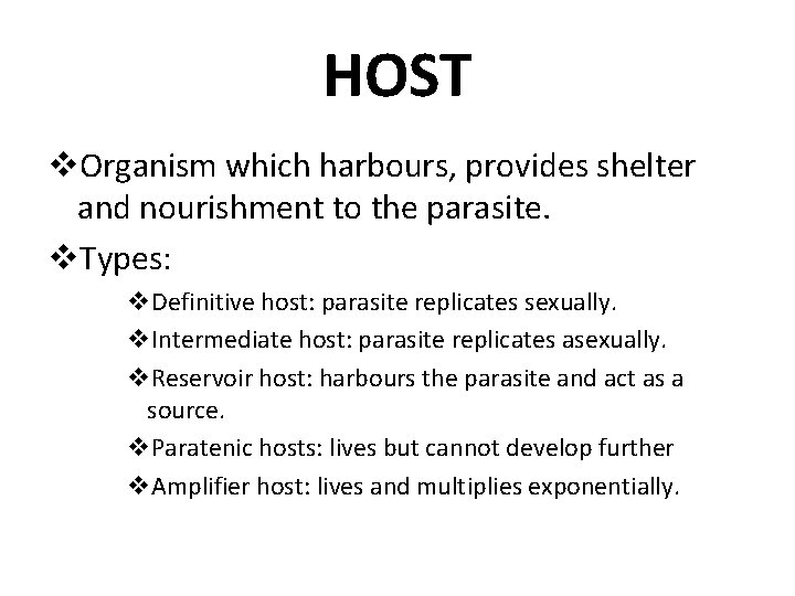 GENERAL PARASITOLOGY DR NEHA HASWANI MEDICAL PARASITOLOGY v