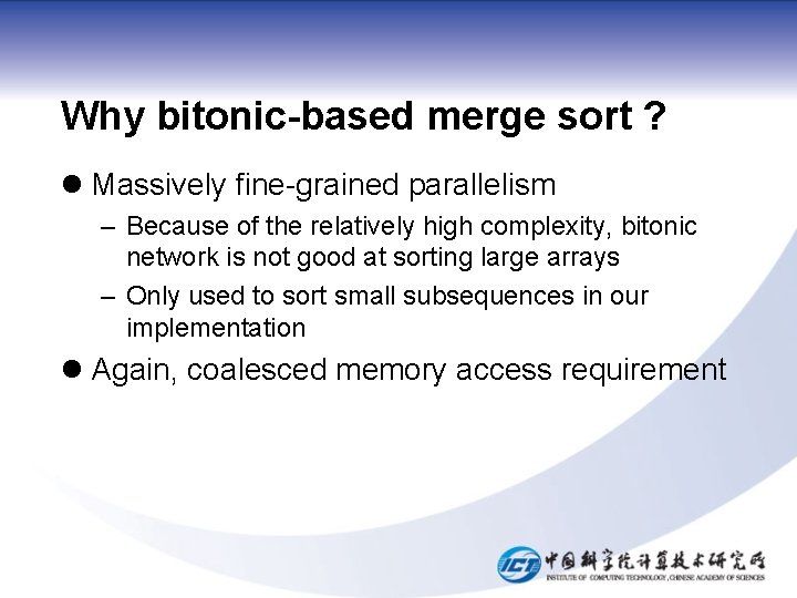 High Performance ComparisonBased Sorting Algorithm on ManyCore GPUs