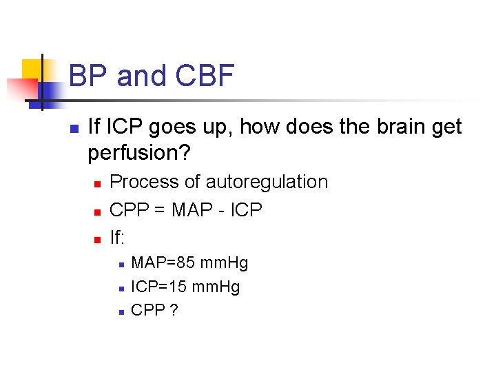 Presentation and Management of Raised Intracranial Pressure Amro